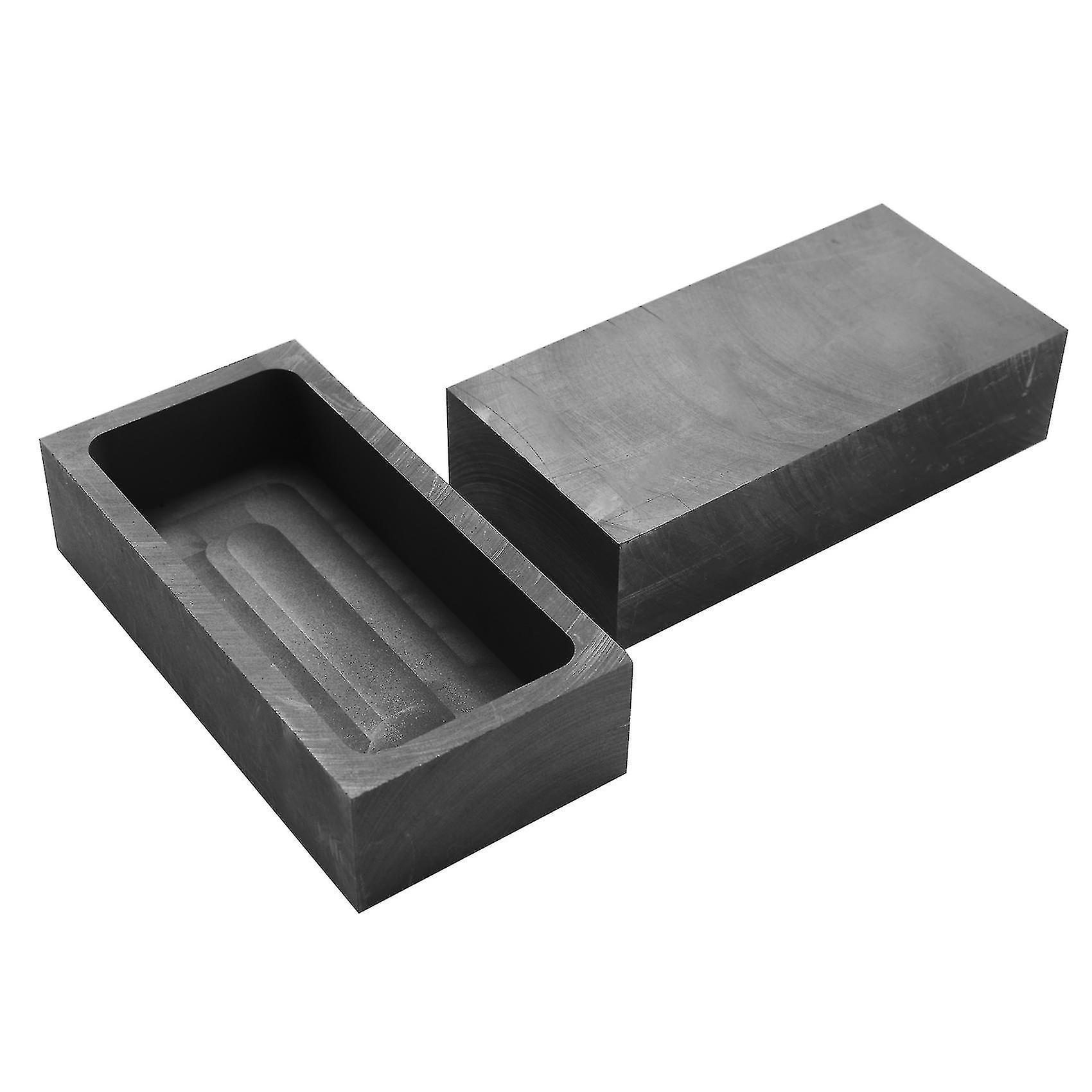 4 Pieces 1 Kg Graphite Ingot Mould Casting Ingot Crucible Mould Silver ...