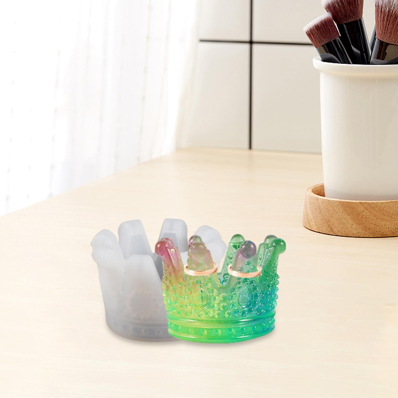 Crown Shaped Box Silicone Mould DIY Making Tools for Decoration Rings ...