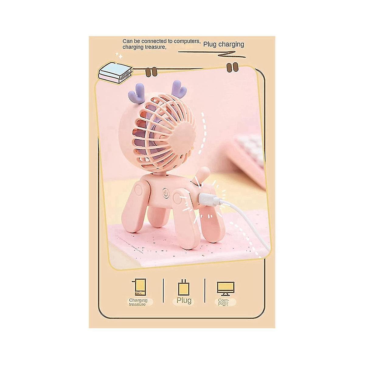 Small Fan Table Fan Stable Standing Desktop Mini Fan Adult Children ...