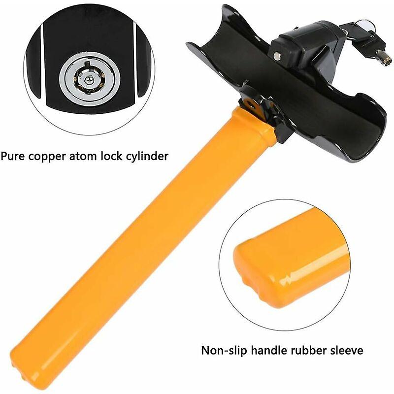 Steering Wheel Lock for Car and Van Heavy Duty Universal Steering Wheel ...