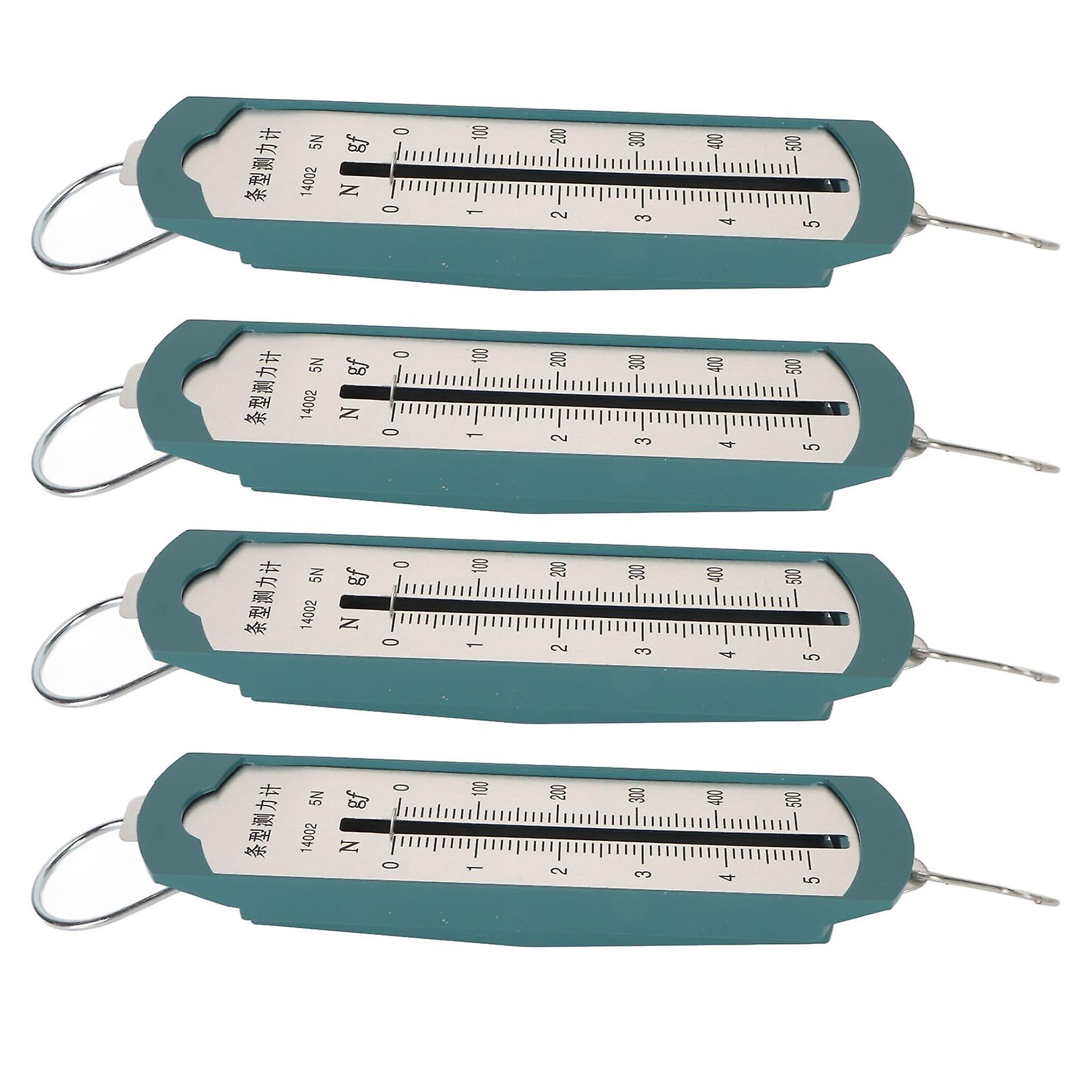 4pcs 5N Accurate Portable Spring Dynamometer Bar Force Meter for ...
