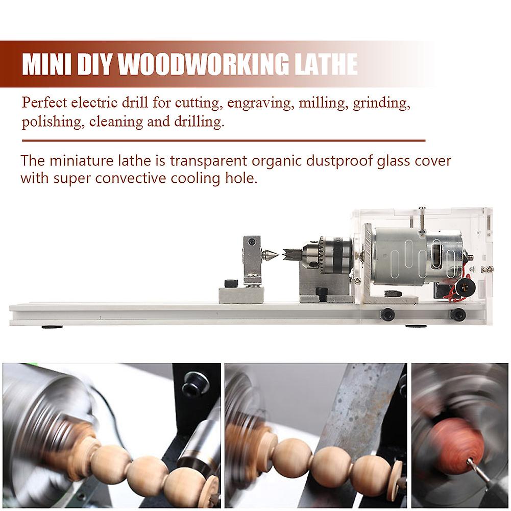 Beading Machine Mini DIY Woodworking Lathe Miniature Buddha Pearl Lathe ...