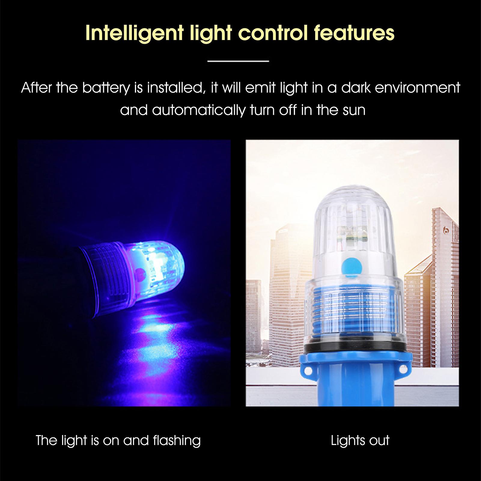 LED Fishing Lamp Flashing Automatic Light-control Wear Resistant Buoy ...