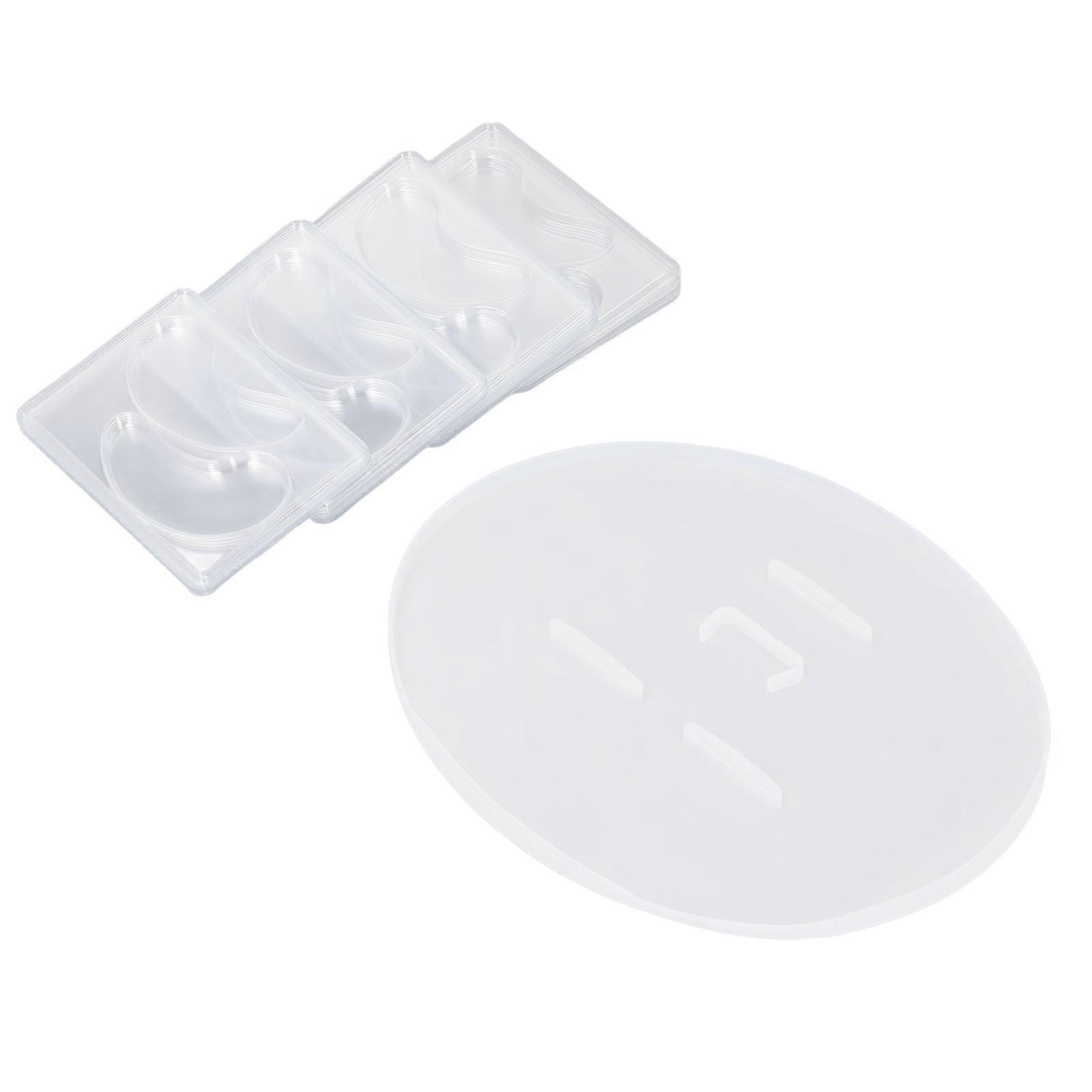 Facial Mask Mold Eye Patch Molds Silicone Reusable DIY Mask Maker Tools ...