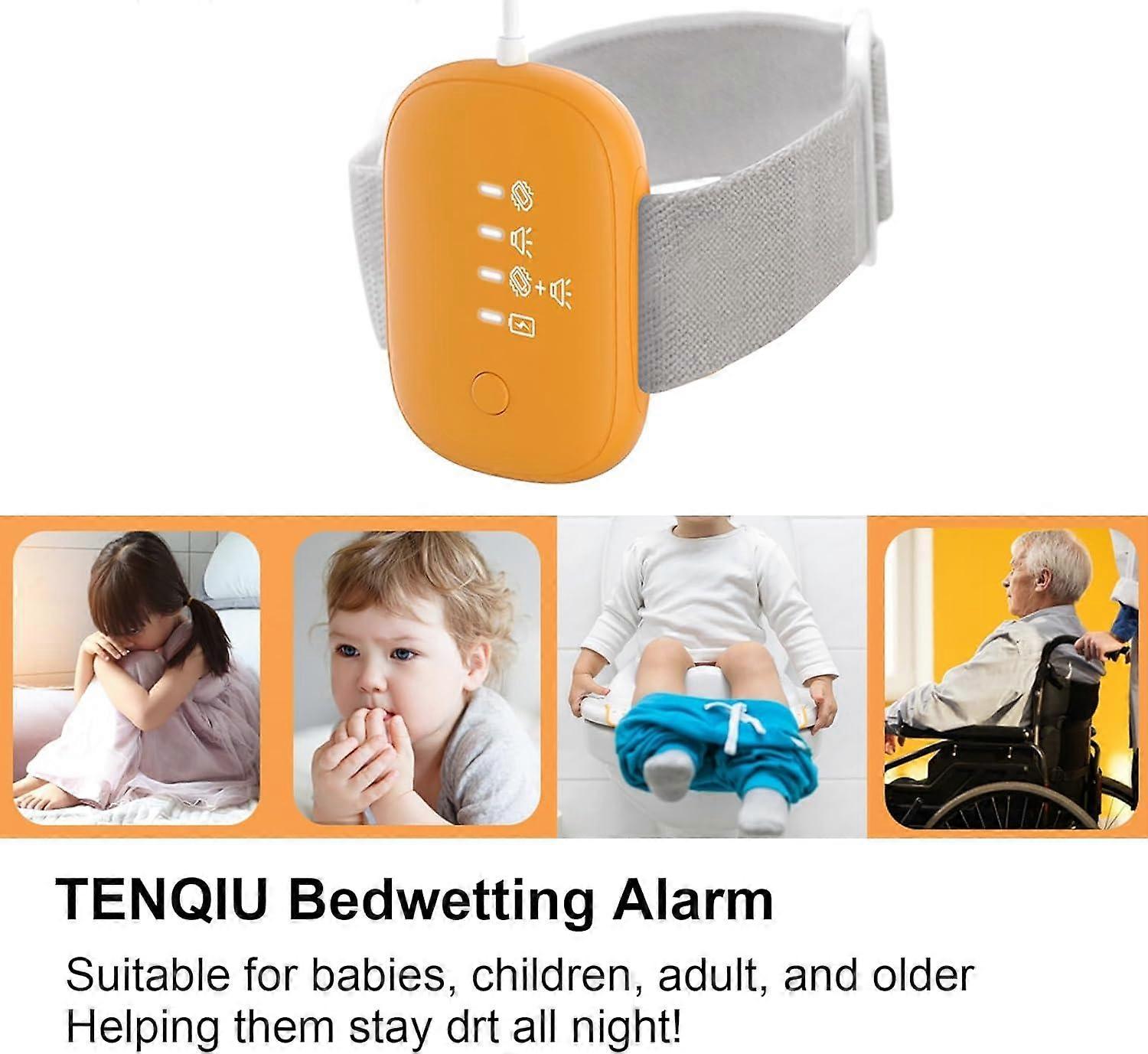 Bed Wetting Alarm for Kids Children, USB Rechargeable, 3 Working Modes ...