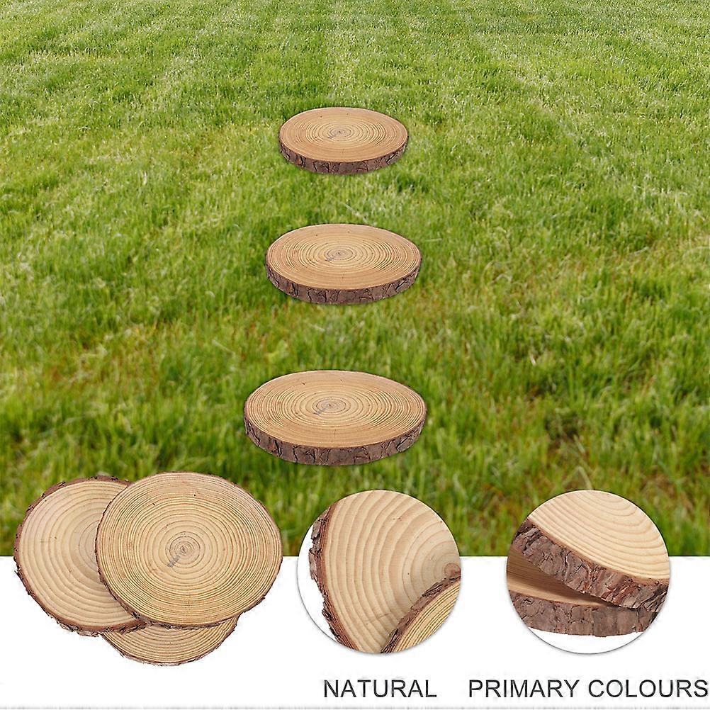 Wooden Garden Stepping Stone Lawn Wood Paver Stepping Stone Park ...