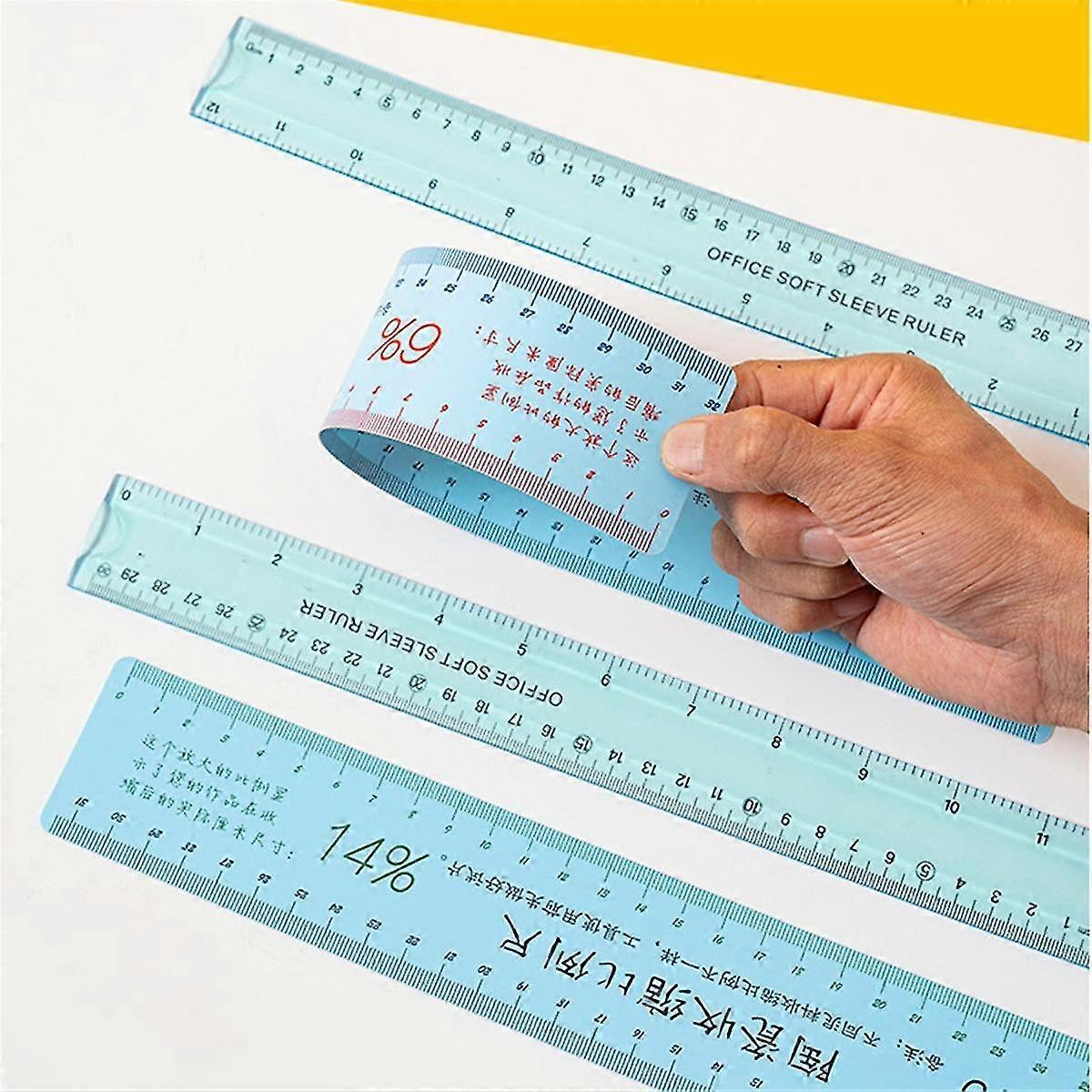 2pcs Ceramic Shrinkage Scale Set Plastic Soft Ruler DIY Ceramic Shaping ...