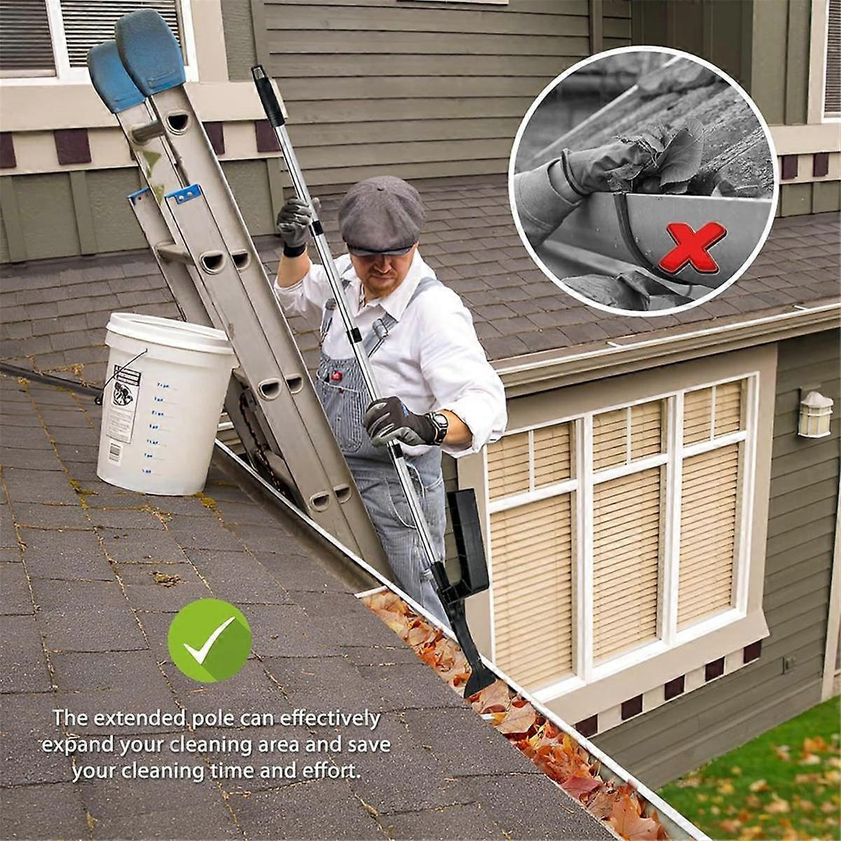 Gutter Cleaner Leaf Cleaning Tool the Gutter Tool Eaves Drain Tool ...