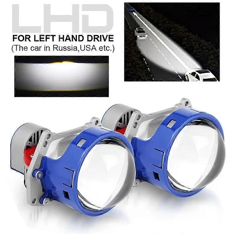P3A 3 Inch Bi-LED Projector Lenses Headlight Len 6000k For Hella 3R 5G ...