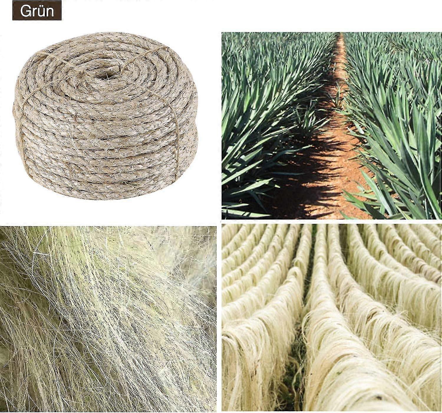 Sisal Rope Cat Tree Rope, 6mm (50m) Replacement Rope Jute Rope, As Cat ...