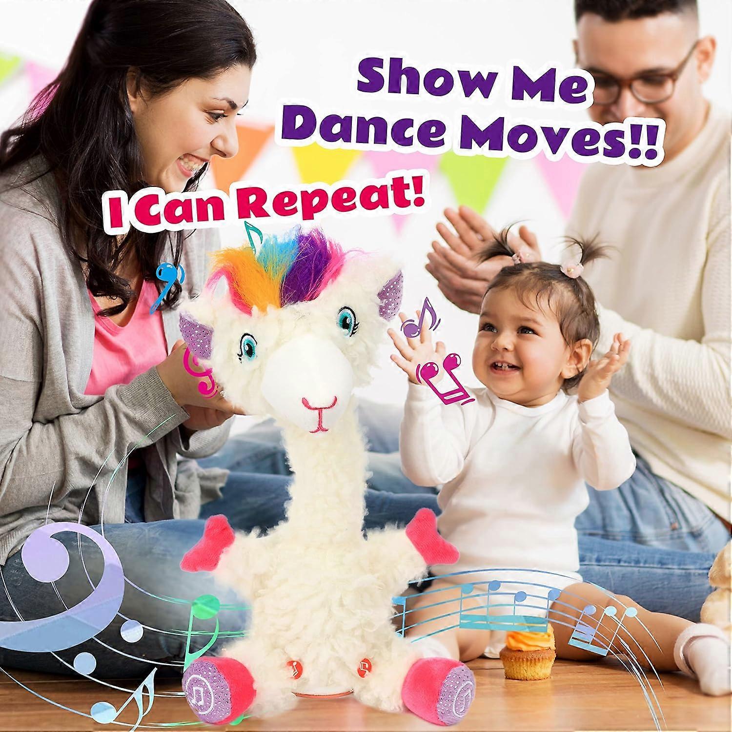 Talking Alpaca Stuffed Animal Repeat What You Say Dancing Twist Lamb ...