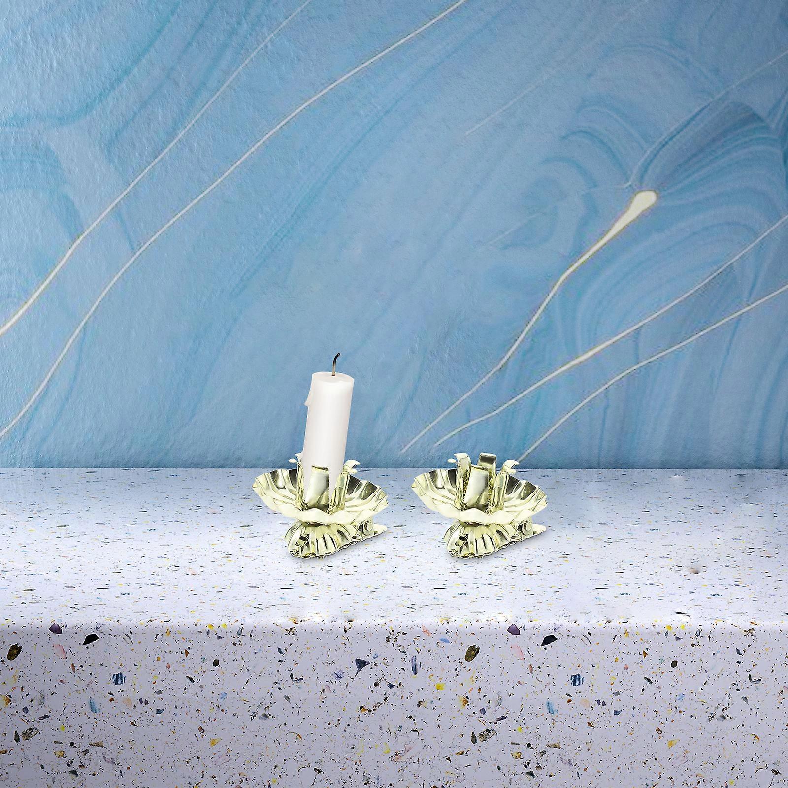 10pcs Clip On Candle Holders Christmas Tree Candle Clip Decorative Iron ...