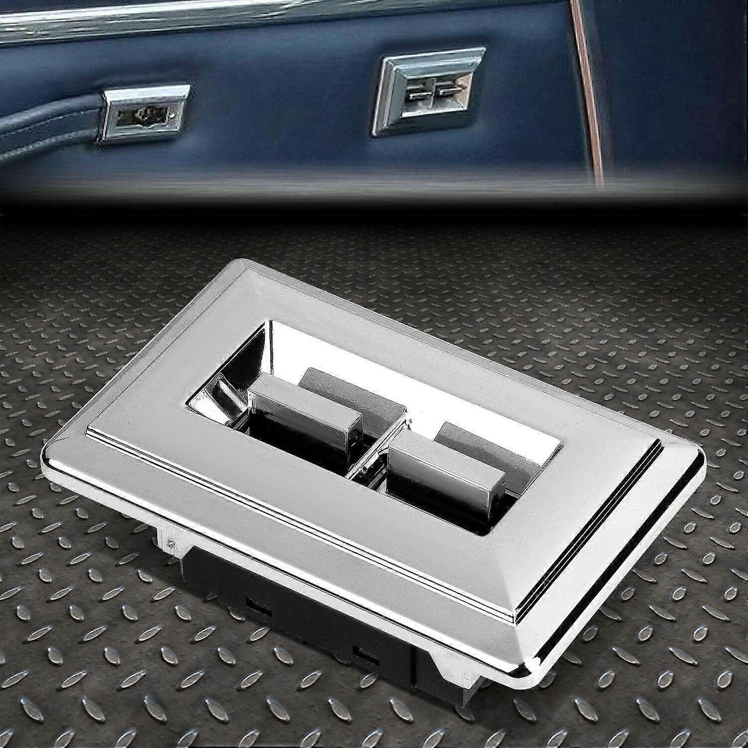 Door Window Switch Driver Side for 78-91 Pickup Truck Chrome 2 Button ...