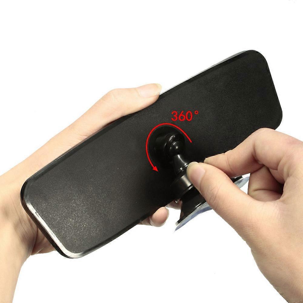 Universal interior mirror with suction cup, car view, rear driving ...
