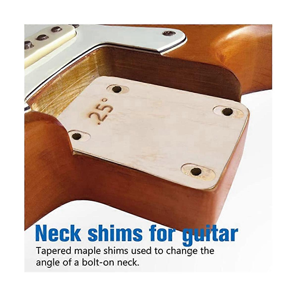 3 Piece Guitar Neck Pad, Made of Solid Maple, Protective Guitar Neck ...
