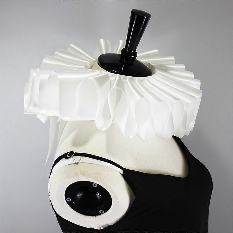 Renaissance Elizabethan Ruffled Collar Neck Ruffle Women Victorian ...
