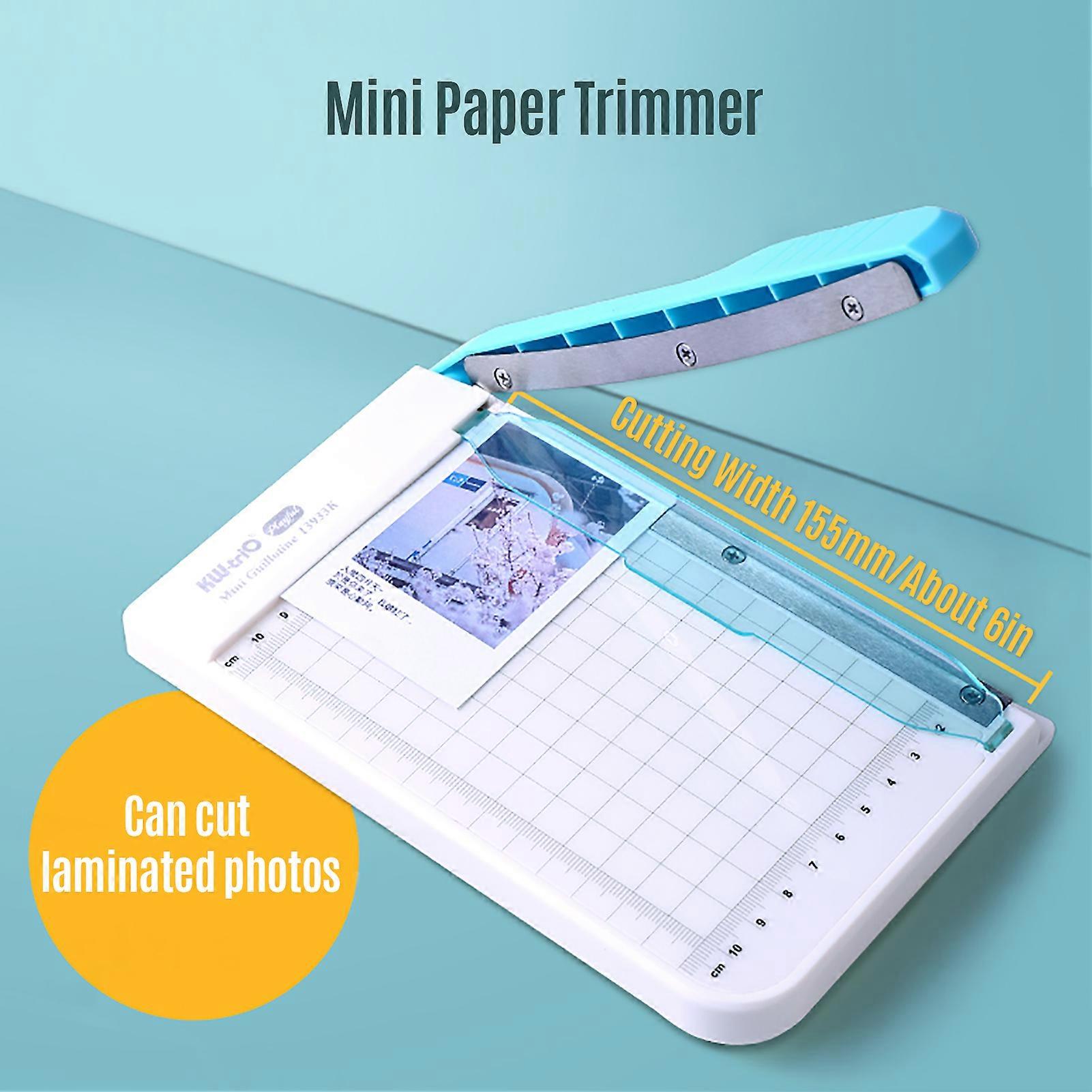 KW-trio Mini Paper Trimmer 6-Inch Guillotine Paper Cutter Photo Cutting ...