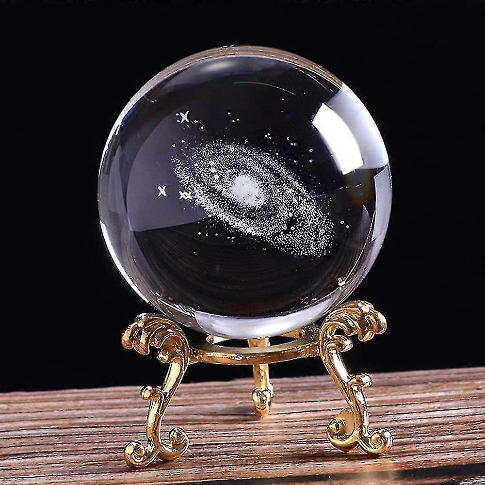 Crystal Ball With Stand K9 Crystal Sphere Meditation Healing Feng Shui ...