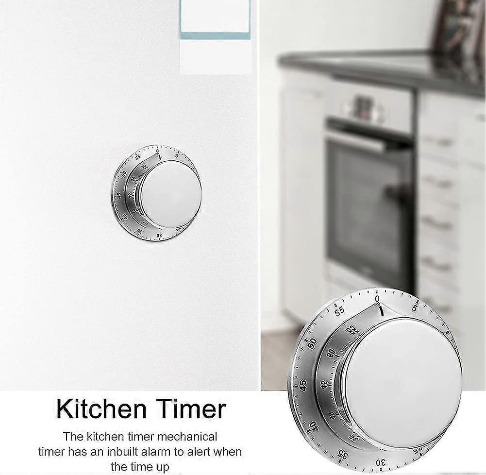 Kitchen Countdown Timer Loud Alarm,stainless Steel Magnetic Cooking ...