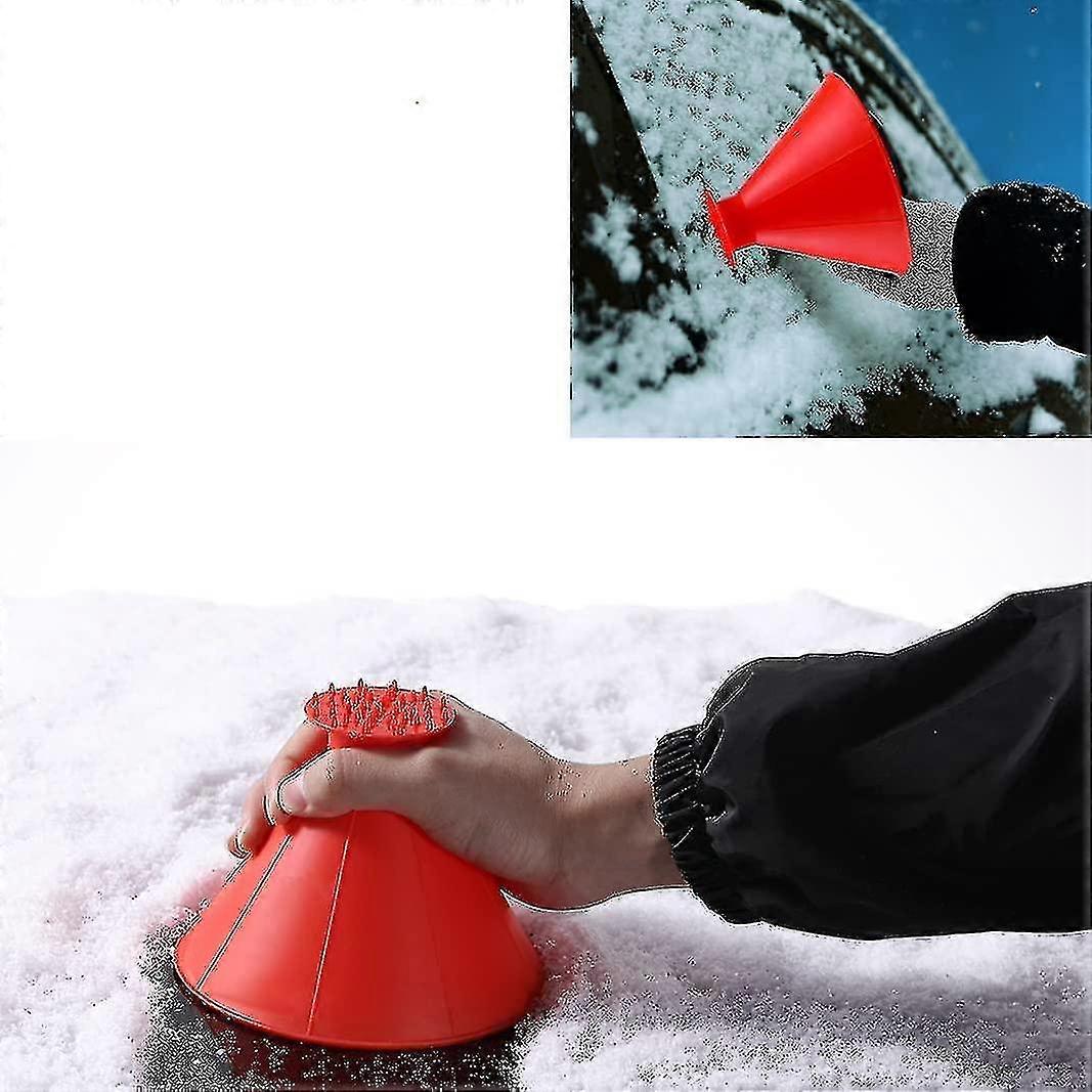 Magical Ice Scrapers, Cone-shaped Car Snow Remover | Fruugo UK