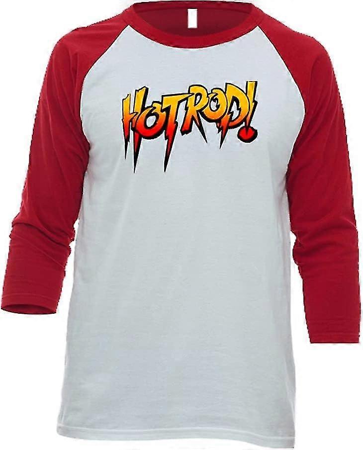 Rowdy Roddy Piper Hot Rod Baseball Raglan Retro Wrestling T Shirt ...