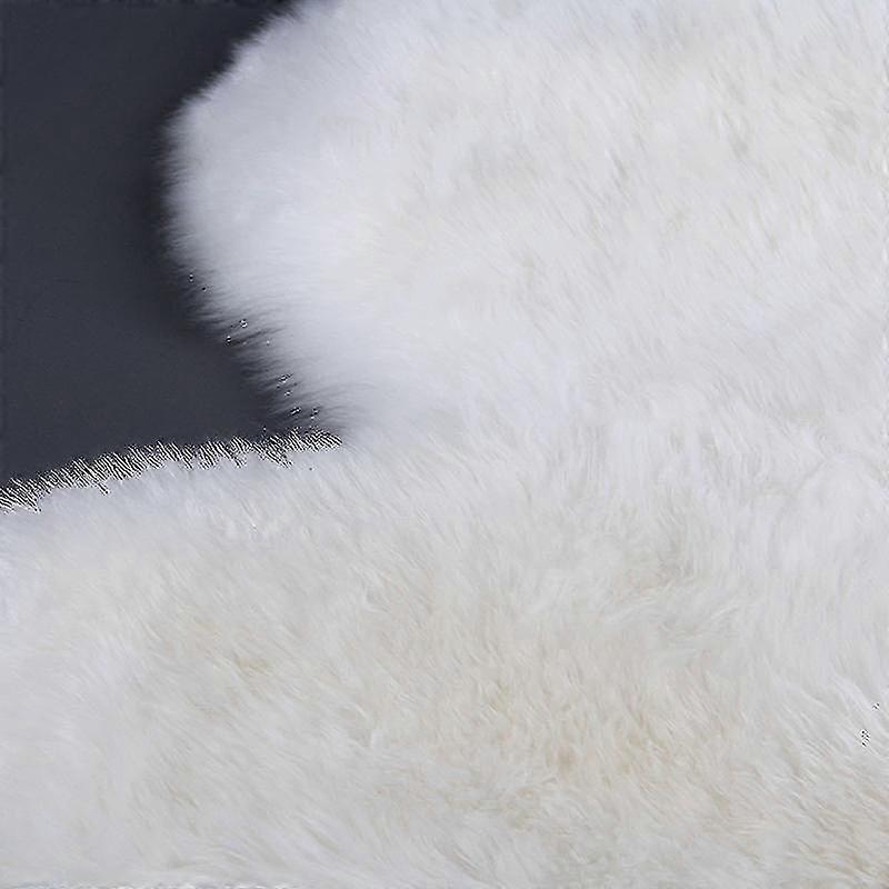 180x110cm Soft Fluffy Fur Non Slip Faux Sheepskin Rug | Fruugo DE