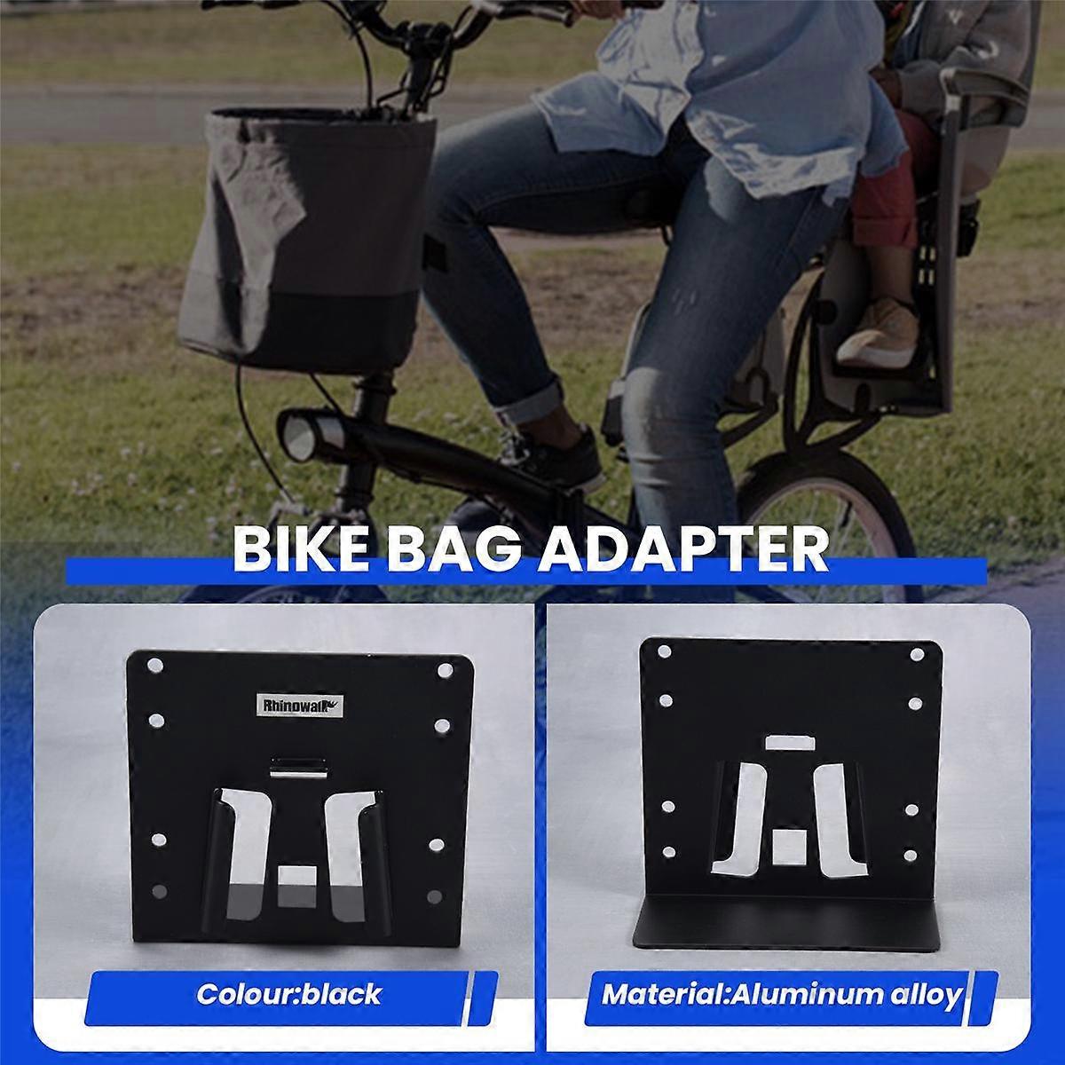 Rhinowalk Aluminum Alloy Bike Bag Adapter for Foldable Bicycle Carrier ...