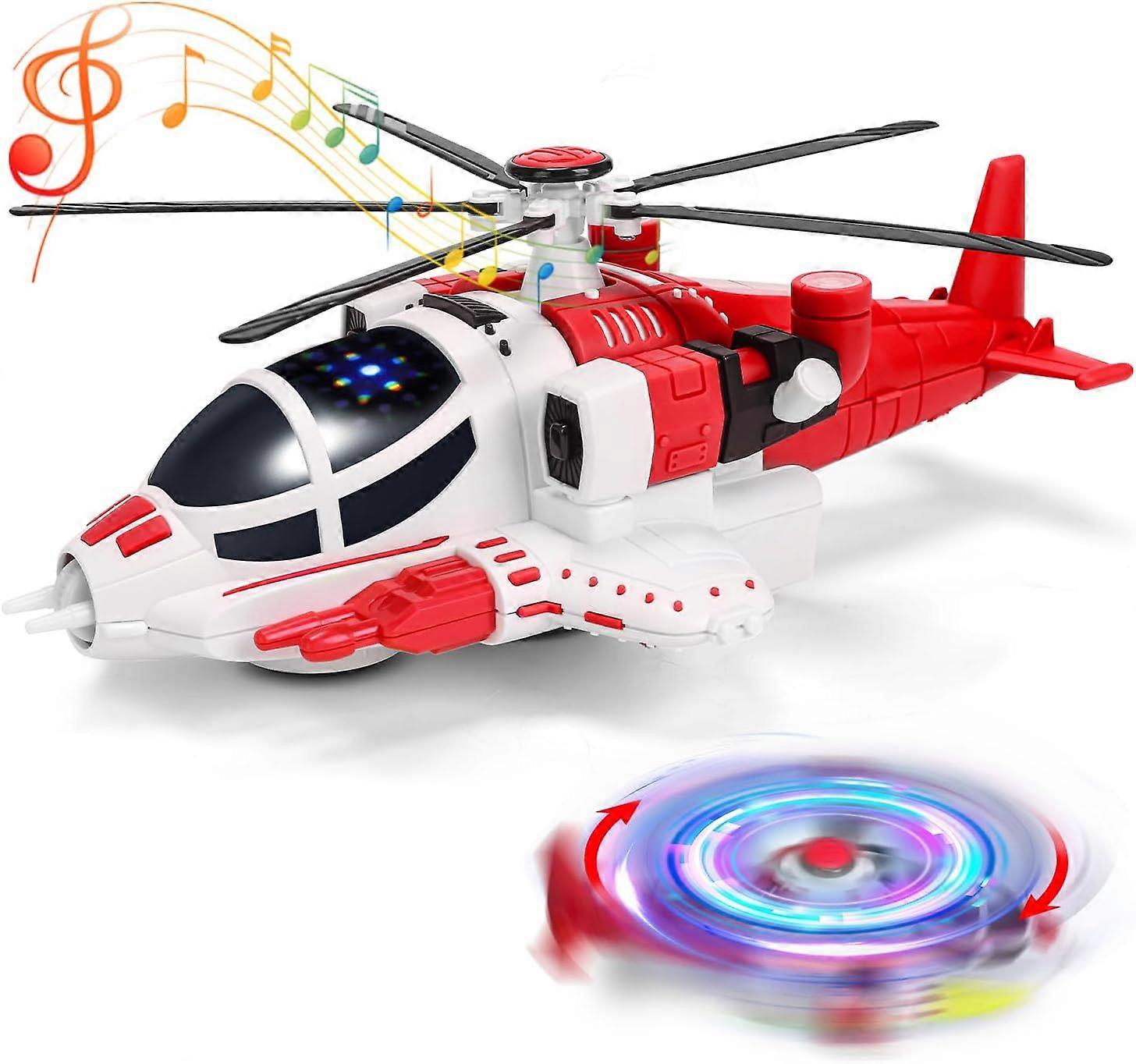 Helicopter Toys for Boys, Kids Play Airplane with Lights and Sounds ...