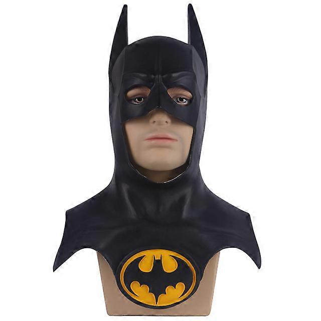 Bat Mask Man's and Woman's Face Masks Latex Full Head Bruce Wayne Mask ...