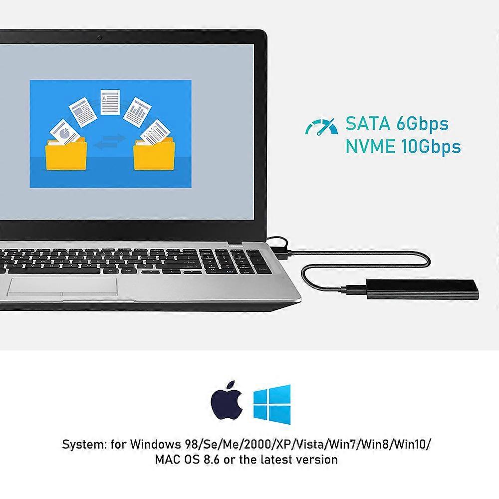 Wavlink HDD Docking Station USB 3.0 External Hard Drive Case Dual Bay 2x16TB 3.5"2.5"SATA ...