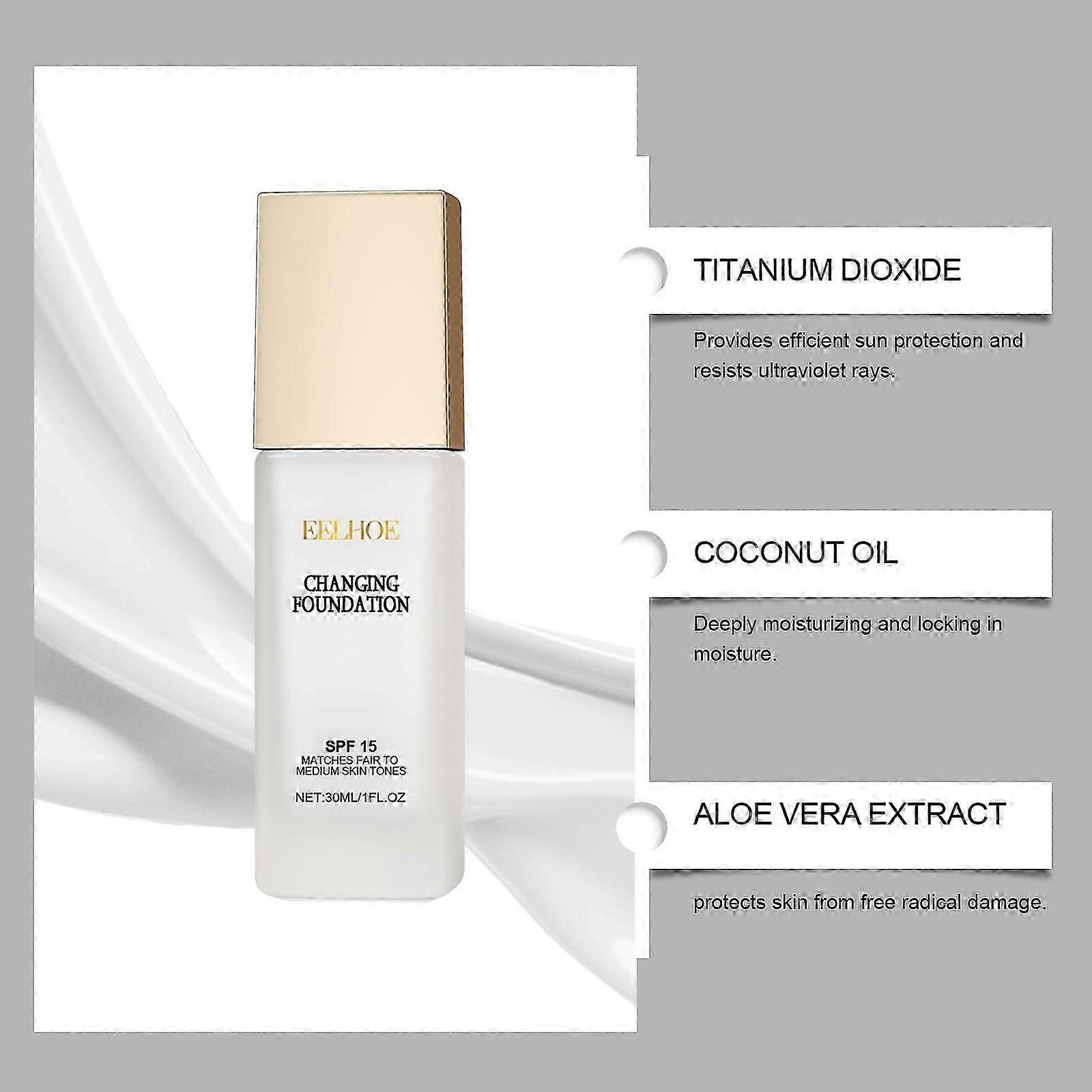 Changing Foundation Nature Colour-changing Foundation For Women, Hydrating Magic Skin Changing ...