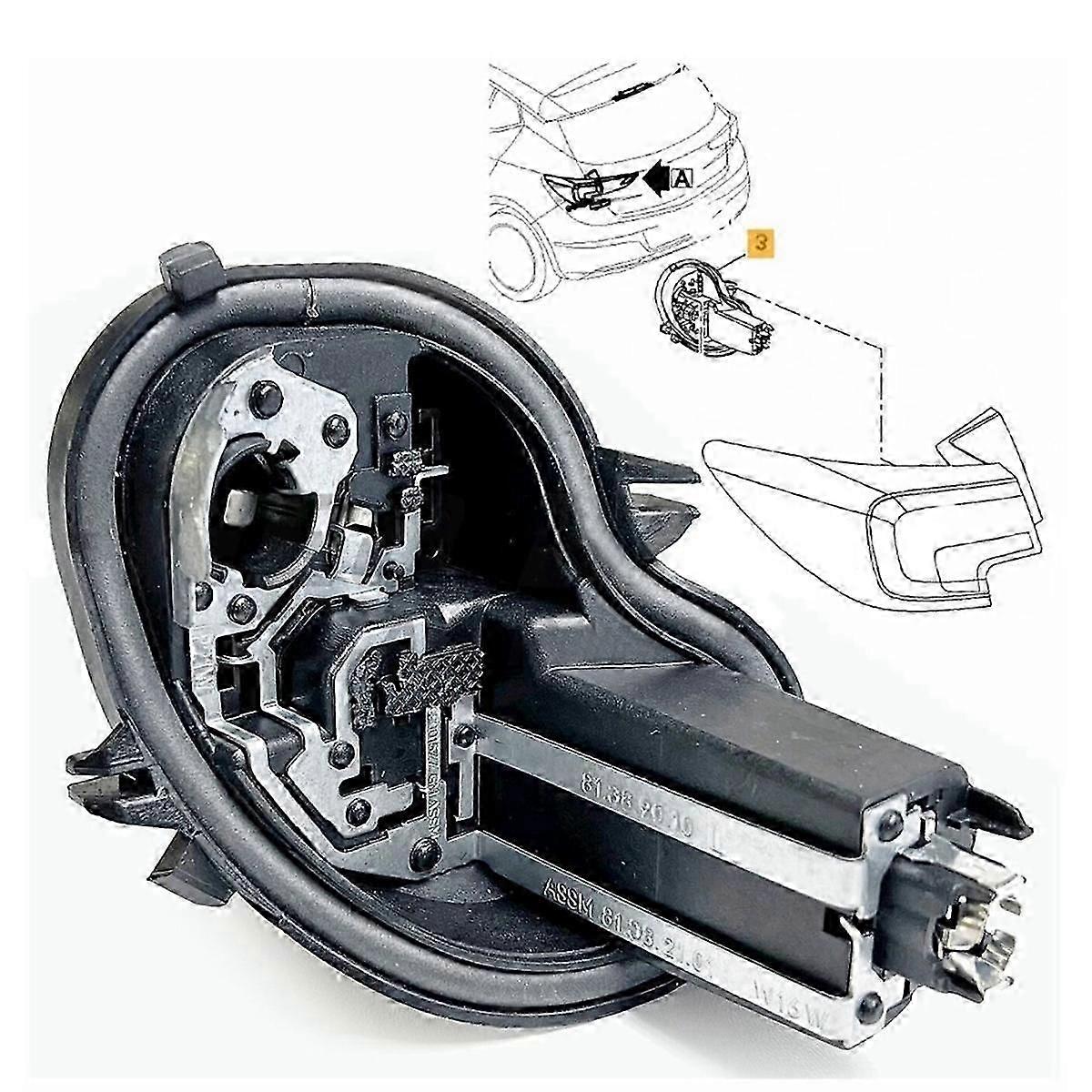 Tail Light Bulb Holder & Repair Plug LED Tail Lamp Bulb Support for K ...