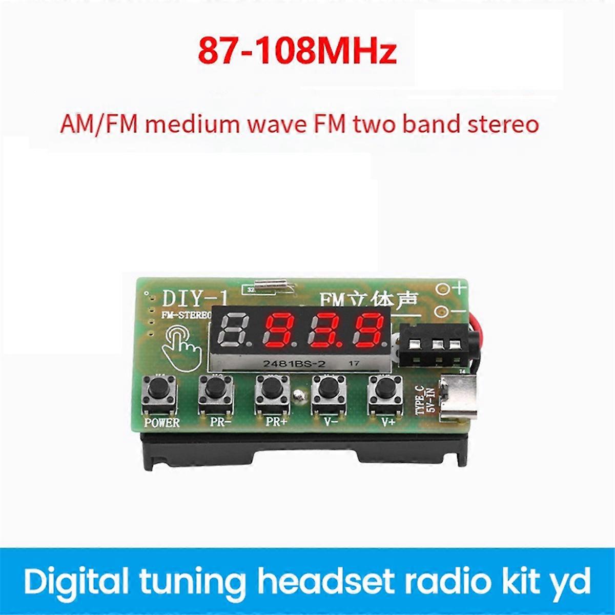 87-108MHz AM/FM Medium Wave Frequency Modulation Two Bands Stereo ...