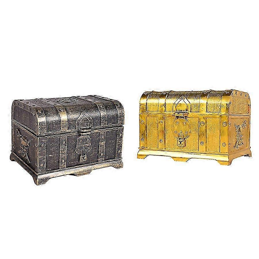 Pirate Treasure Chest Decorative Treasure Chest Keepsake Jewelry Box ...