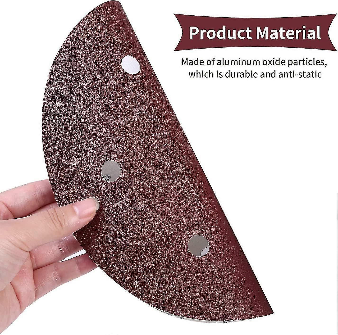 225mm Sanding Disc 80 Grit, 30 Pcs Circular Sanding Disc, Sandpaper For ...