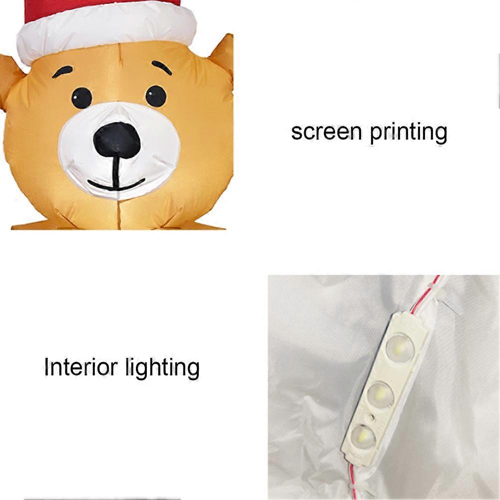 Inflatable Weiner Dog 1.5 Meters Illuminated Polyester Fiber Blow Up ...