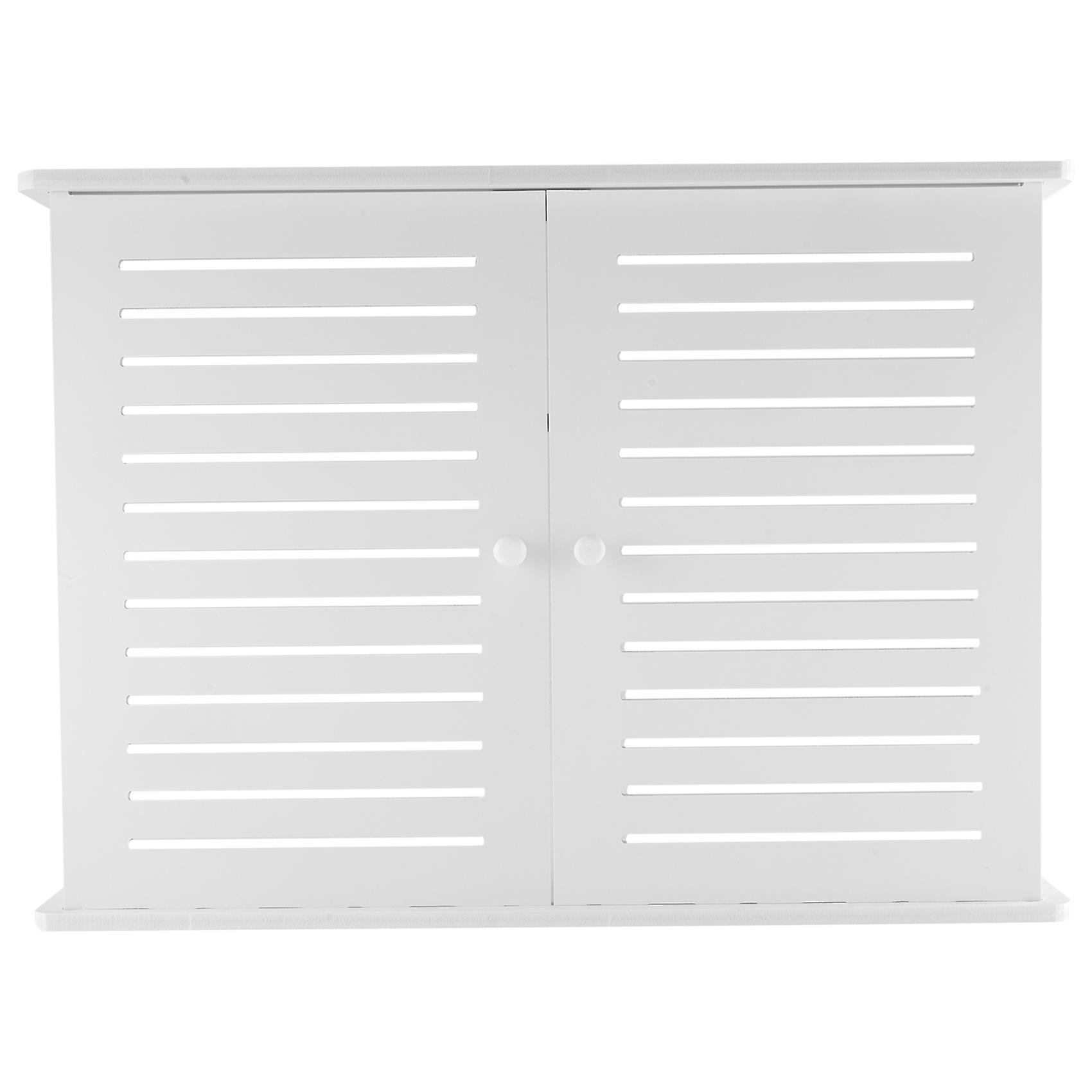 Trådløs Wifi Router Opbevaringsbokse Trækasse Kabel Kabelbeslag Væg ...