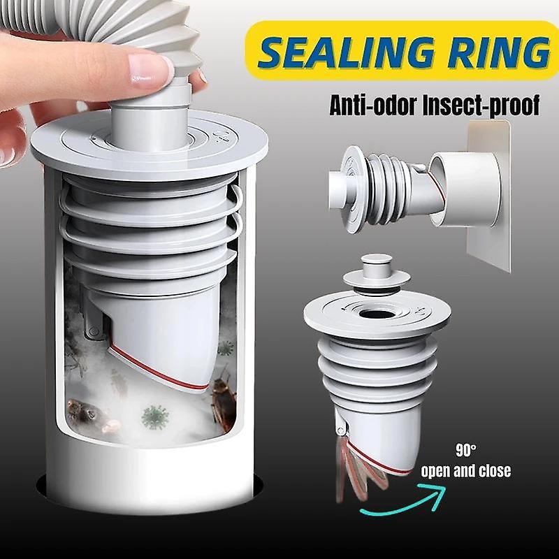 Silicone Drains Sewer Pipe Sealing Ring Plug Water Sink Floor Drain ...