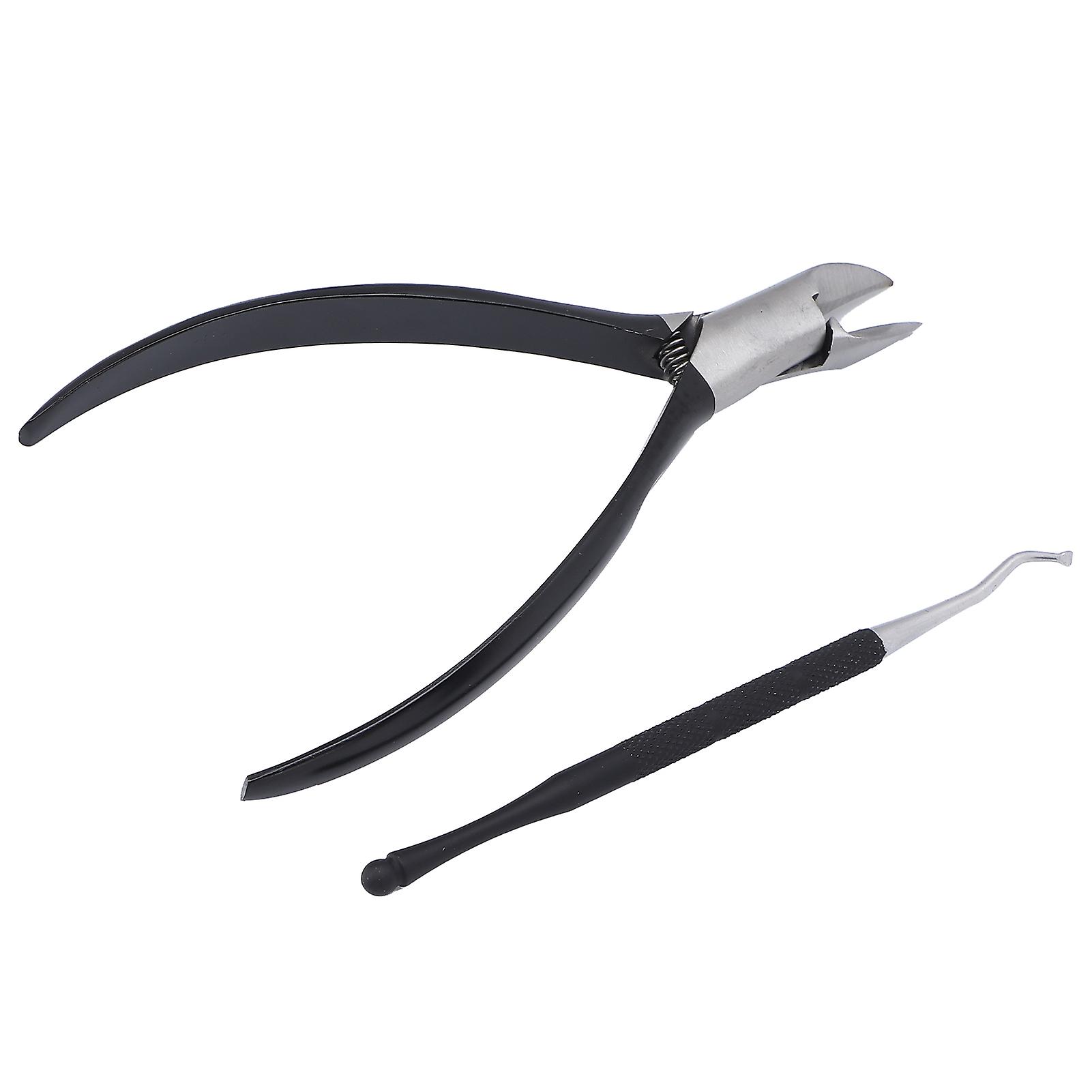 Professional Stainless Steel Toenail Nippers Toenail Lifter for Ingrown ...