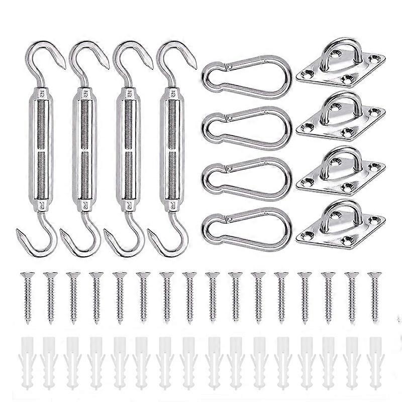Canopy Fixing Set Heavy Duty Sun Shade Fixing Kit Stainless Steel ...