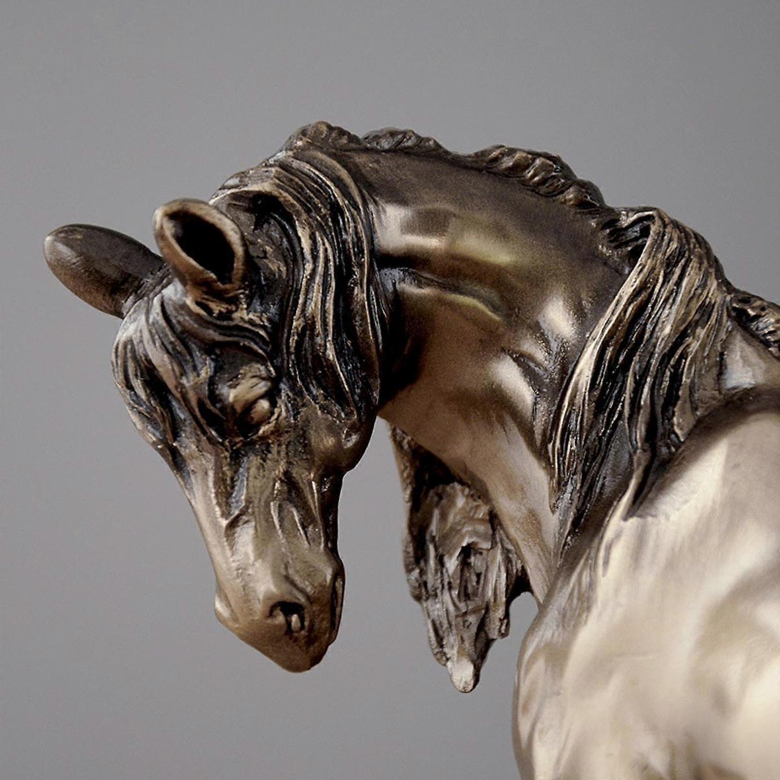 Horse Statue Realistic Decorative Horse Figurine for Farmhouse Mantel ...