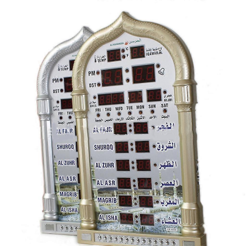 Azan Clock,prayer Time- Table Clock,muslim Digital Alarm,ha-4008 ...