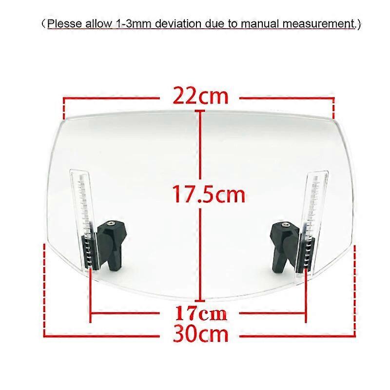K1200GT C400X Motorcycle Universal Windshield Extension Adjustable ...