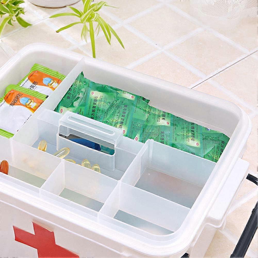 Medicine Storage Box, Plastic Portable Lockable Medicine Box Medicine ...