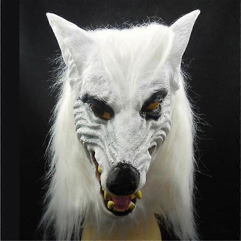 Wolf Mask Adult Realistic Scary Werewolf Mask Animal Head Mask For ...