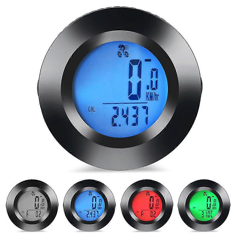 Bicycle Computer Wireless Bicycle Speedometer Waterproof Lcd Speed ...