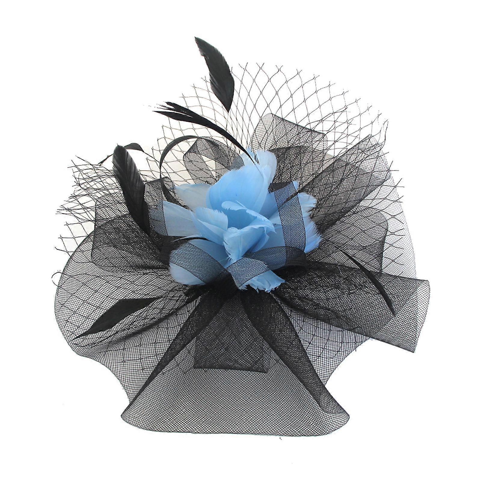 Women's Floral Wedding Party Prom Hat Contest Royal Ascot Headband Clip ...