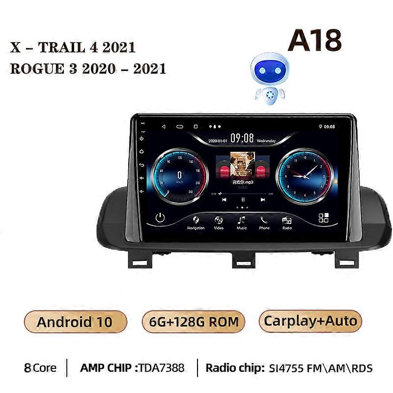 For Nissan X-Trail xtrail X - Trail 4 T33 2021 Rogue 3 III 2020 - 2021 Car Radio Multimedia ...