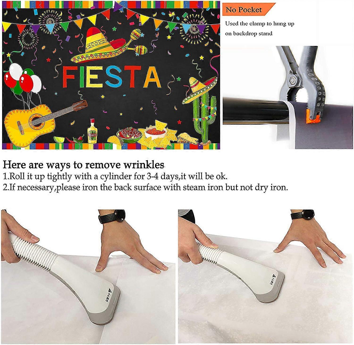 COMOPHOTO Fiesta Birthday Backdrop Mexican Fiesta Themed 1st Birthday ...