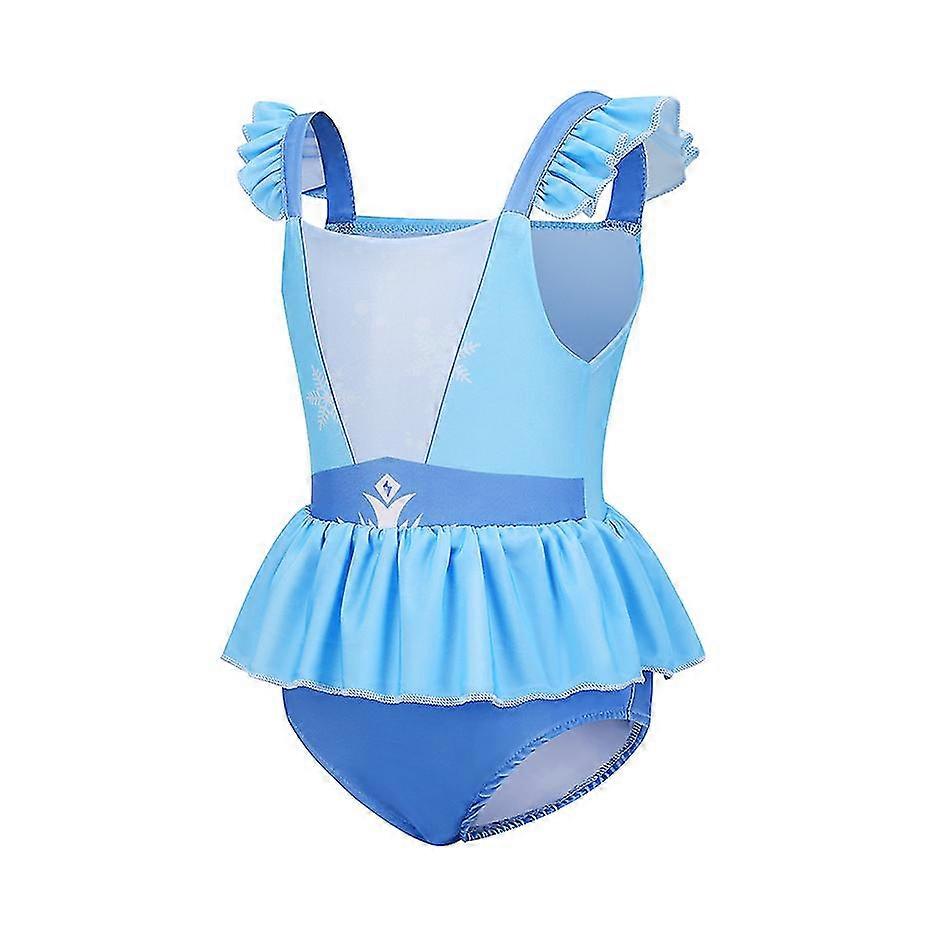 * Princess Swimsuit Frozen Elsa Anna Snow White Aurora Belle Cinderella ...